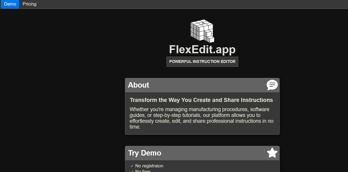 FlexEdit - Powerful Editor for creating and managing Instructions | Steemhunt